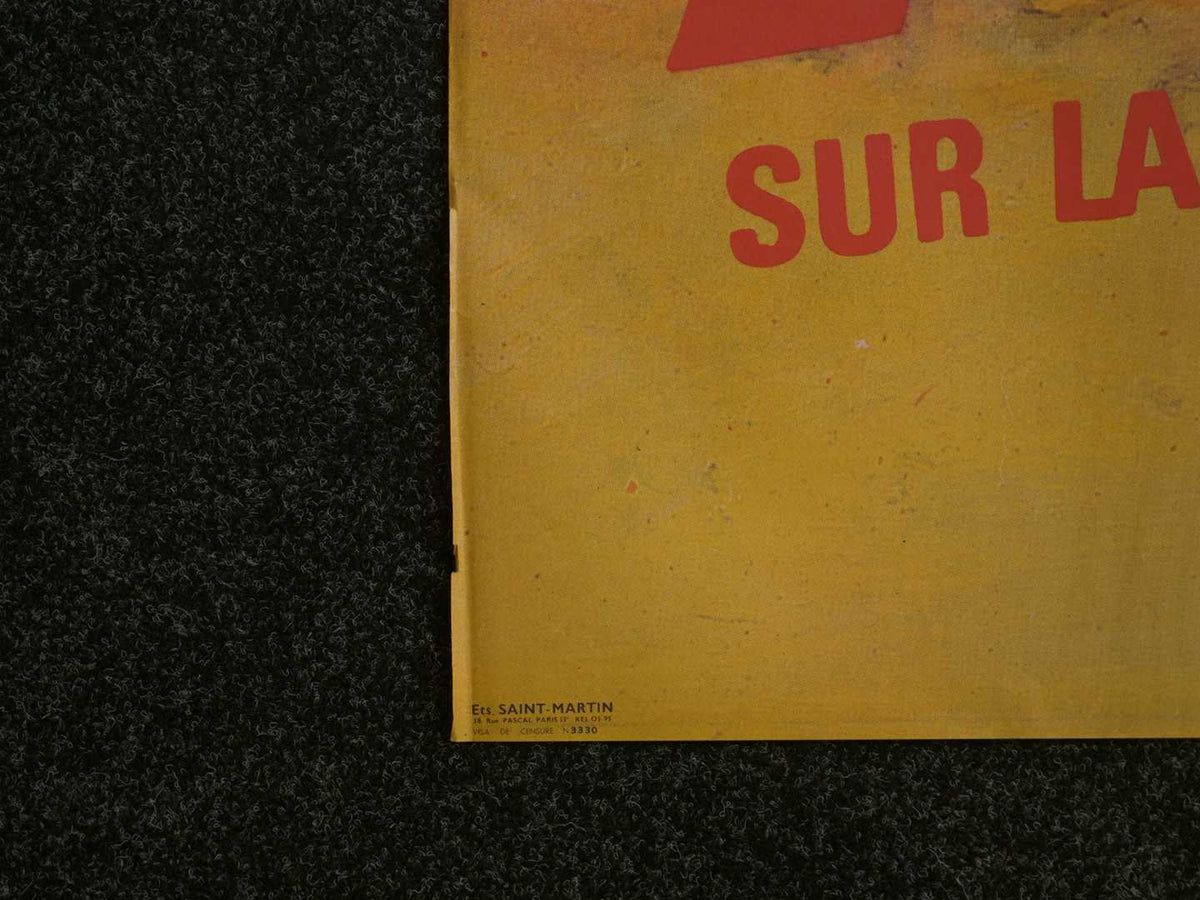 Affiche Tonnerre sur la Frontière – Frenezy Editions